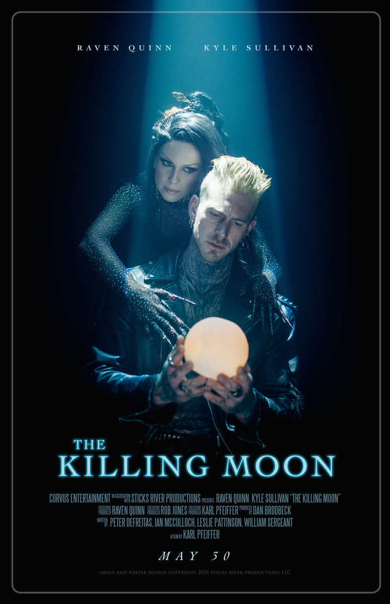 "The Killing Moon" Music Video Poster – Raven Quinn